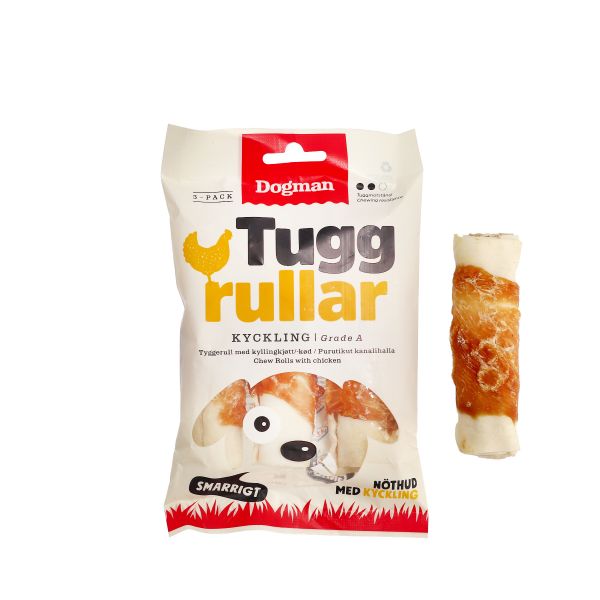 Köp Dogman Tuggrulle Kyckling 10cm 3-Pack - Wermlands Djur & Natur